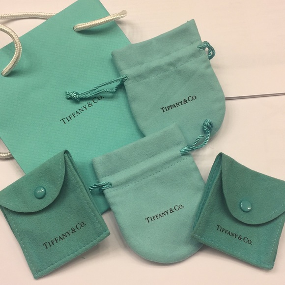 Tiffany & Co. | Jewelry | Tiffany Pouches And Bag 5 Pieces | Poshmark